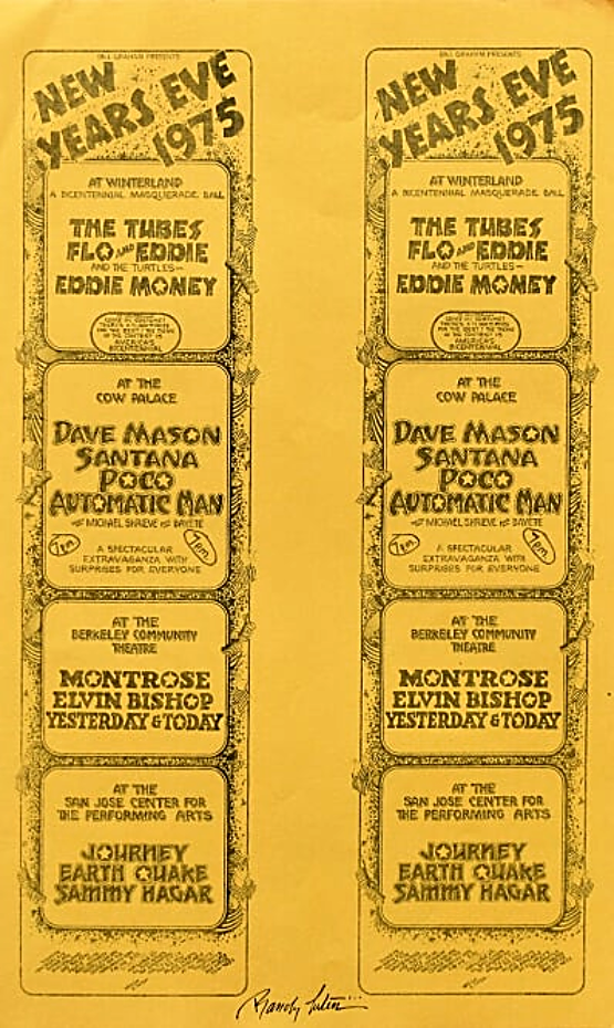 Dec 31, 1975: Journey / Earthquake / Sammy Hagar at San Jose Center for ...