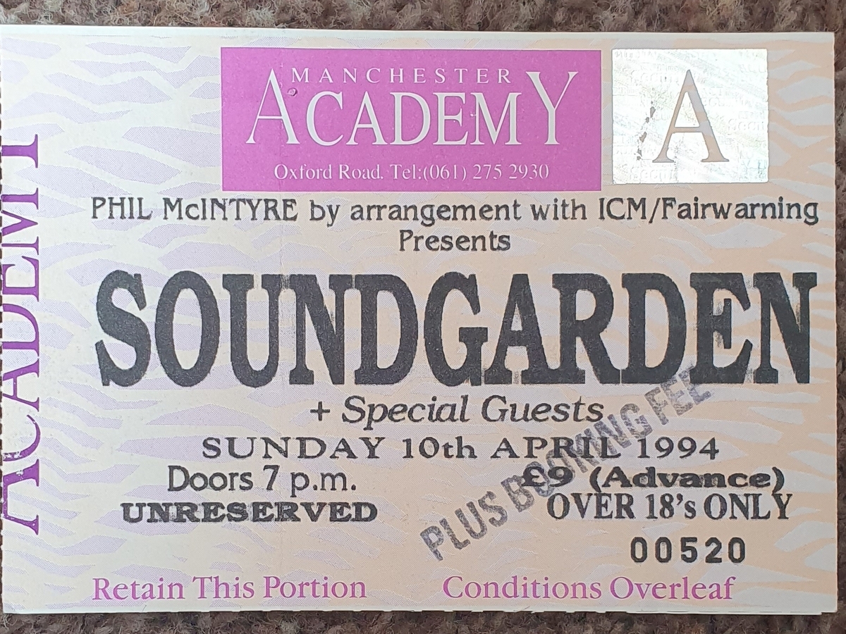 Soundgarden Concert & Tour History (Updated for 2023) | Concert Archives