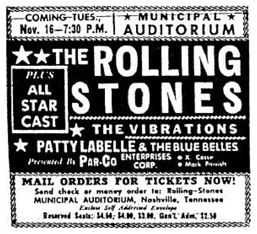The Rolling Stones's 1972 Concert & Tour History | Concert Archives