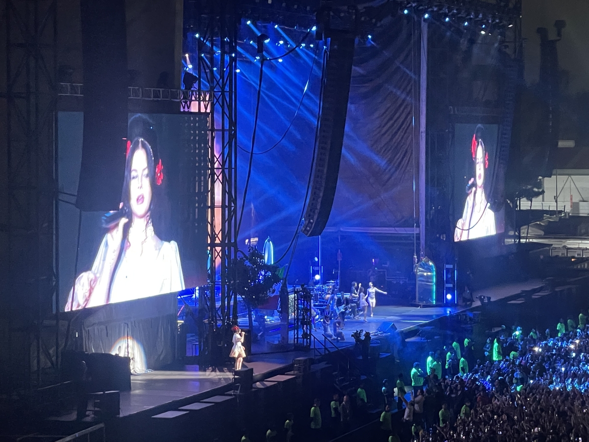 Aug 16, 2023: Lana Del Rey / Shiadanni at Foro Sol Mexico City, Mexico ...