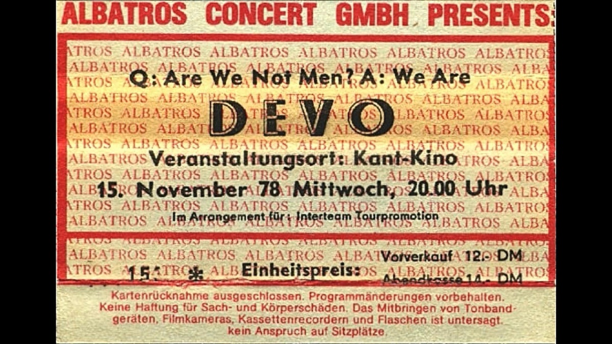 Devo Concert & Tour History (Updated for 2023) | Concert Archives