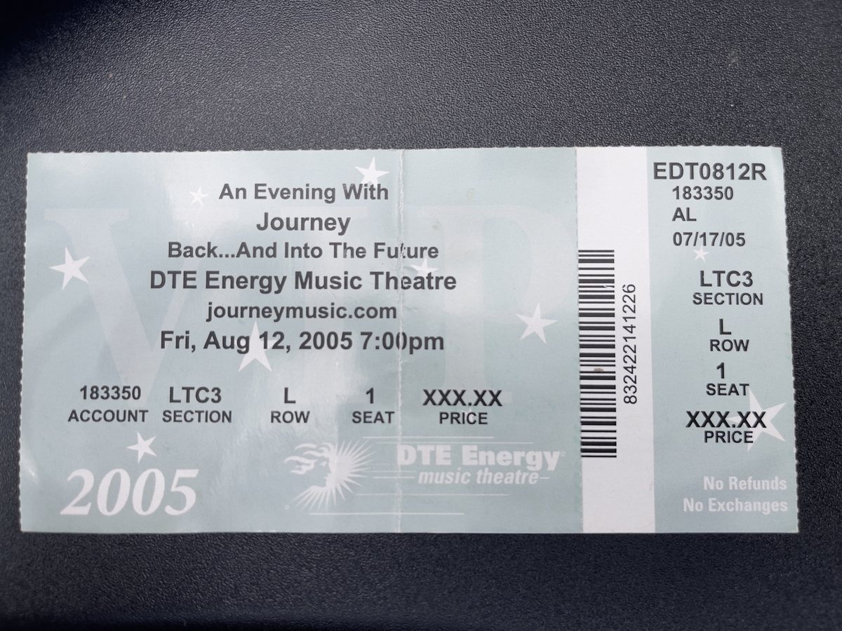 Journey's 2005 Concert & Tour History | Concert Archives