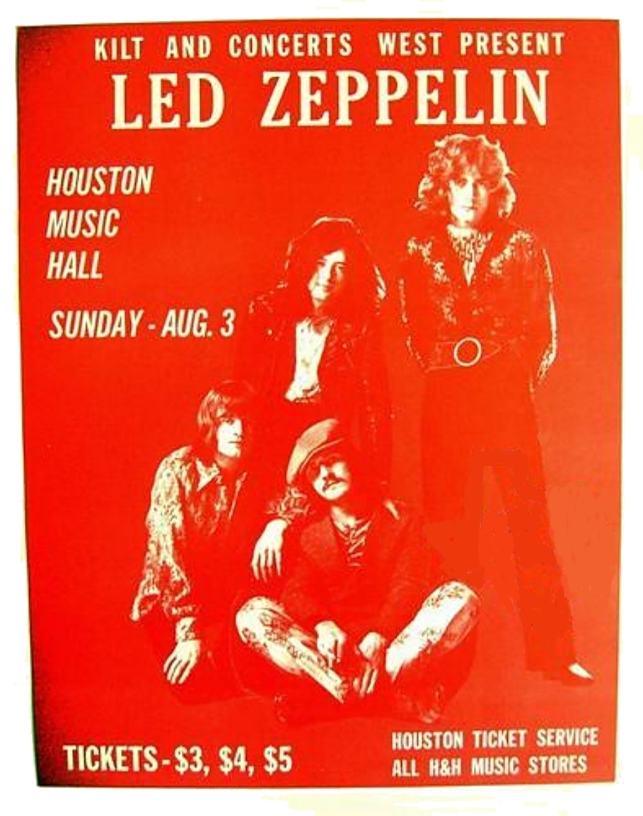 Led Zeppelin Concert & Tour History (Updated for 2023) | Concert Archives