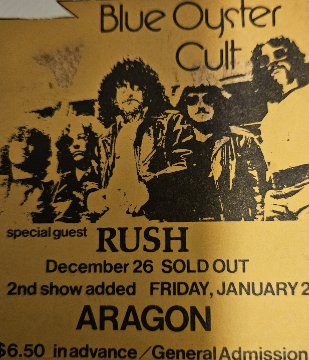 Rush's 1975 Concert & Tour History | Concert Archives