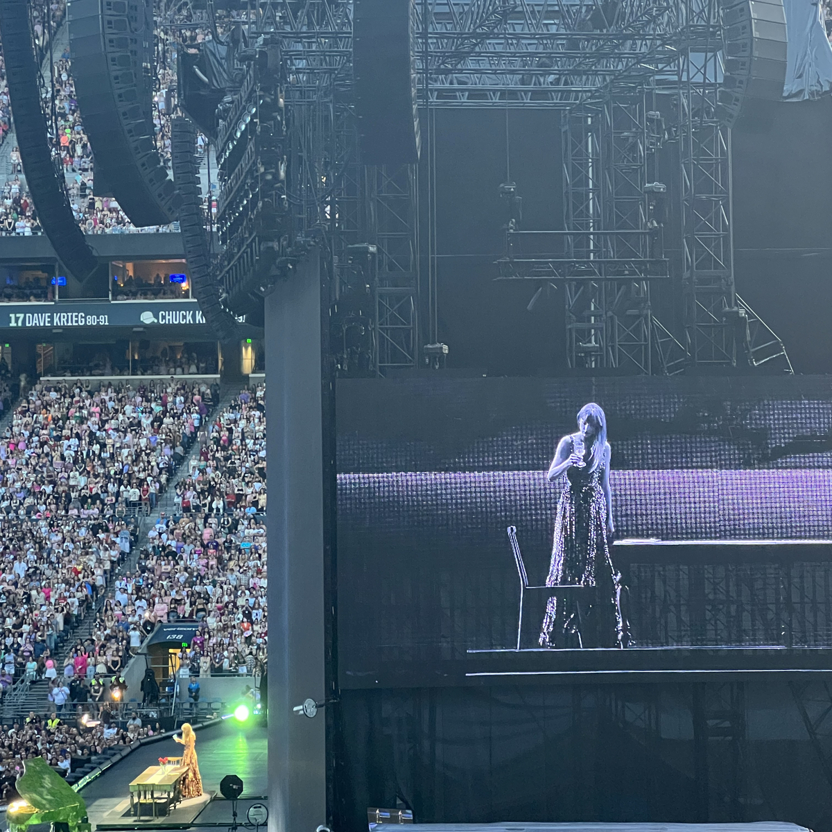 Jul 22, 2023: Taylor Swift / HAIM / Gracie Abrams at Lumen Field ...