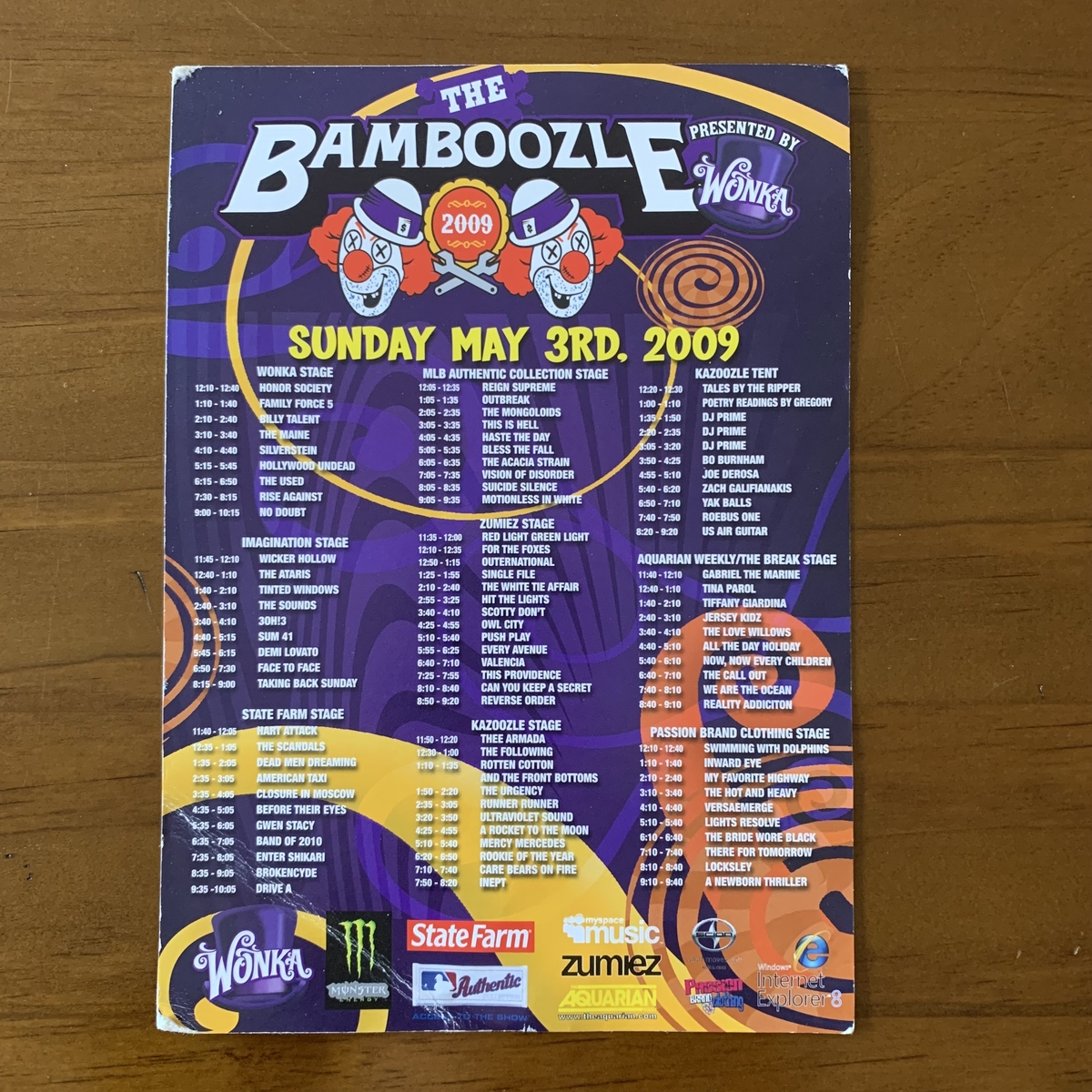 May 03, 2009: The Bamboozle Festival at Giants Stadium Parking Lot East Rutherford, New Jersey ...
