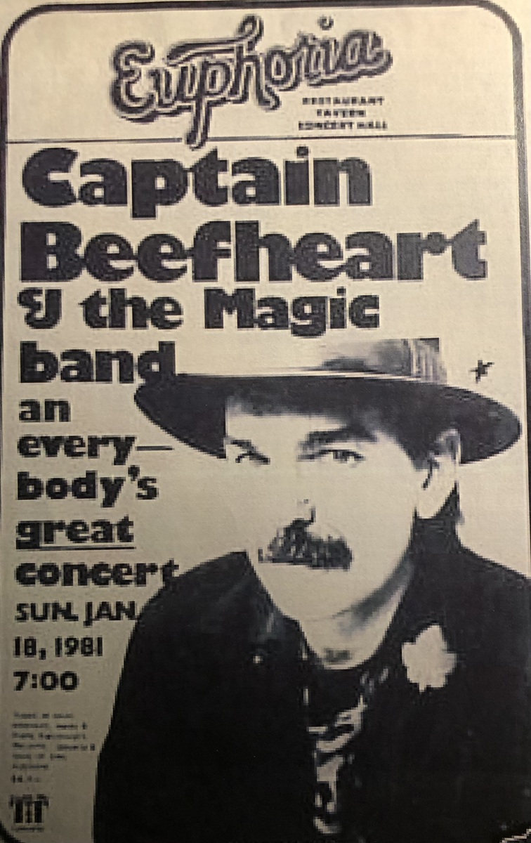 Captain Beefheart & the Magic Band Concert & Tour History | Concert ...