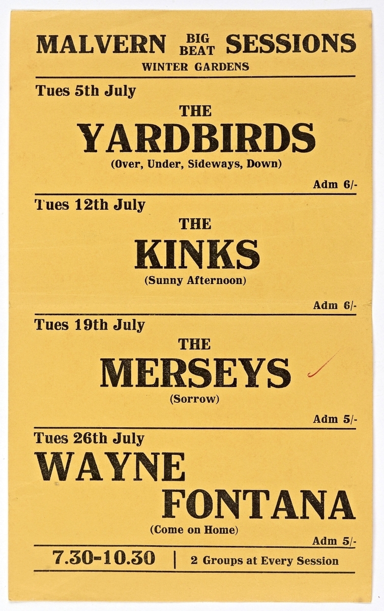 The Yardbirds Concert & Tour History (Updated for 2023) | Concert Archives