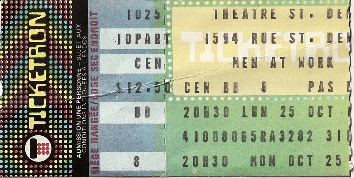 Men At Work Concert & Tour History (Updated for 2024 - 2025) | Concert ...