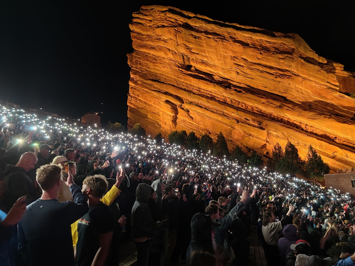 Concert History of Red Rocks Amphitheatre Morrison, Colorado, United ...