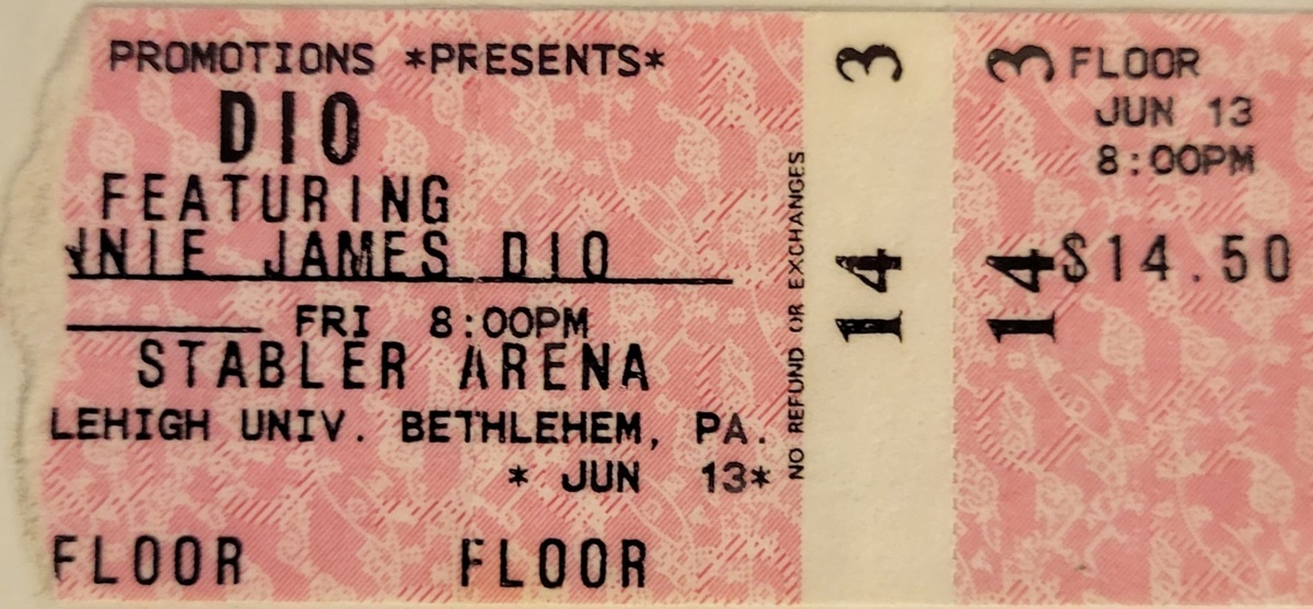 Dio Concert & Tour History | Concert Archives