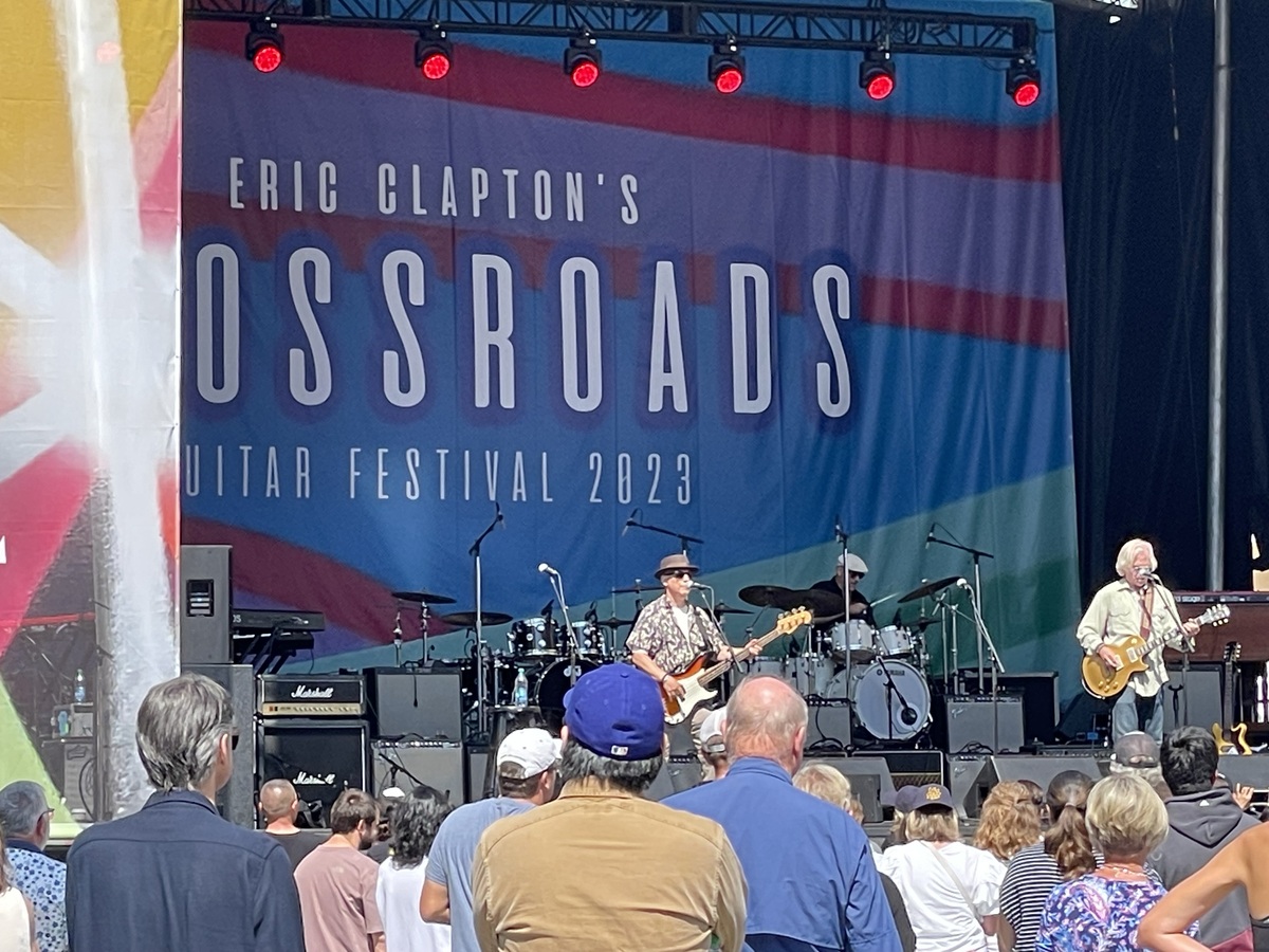 Sep 23, 2023: Eric Clapton Crossroads Guitar Festival 2023 at Guitar ... Sep 23, 2023: Eric Clapton Crossroads Guitar Festival 2023 at Guitar ...