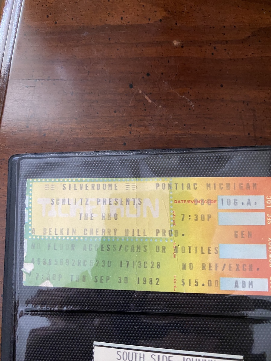 Sep 30, 1982: The Who at The Pontiac Silverdome Pontiac, Michigan ...