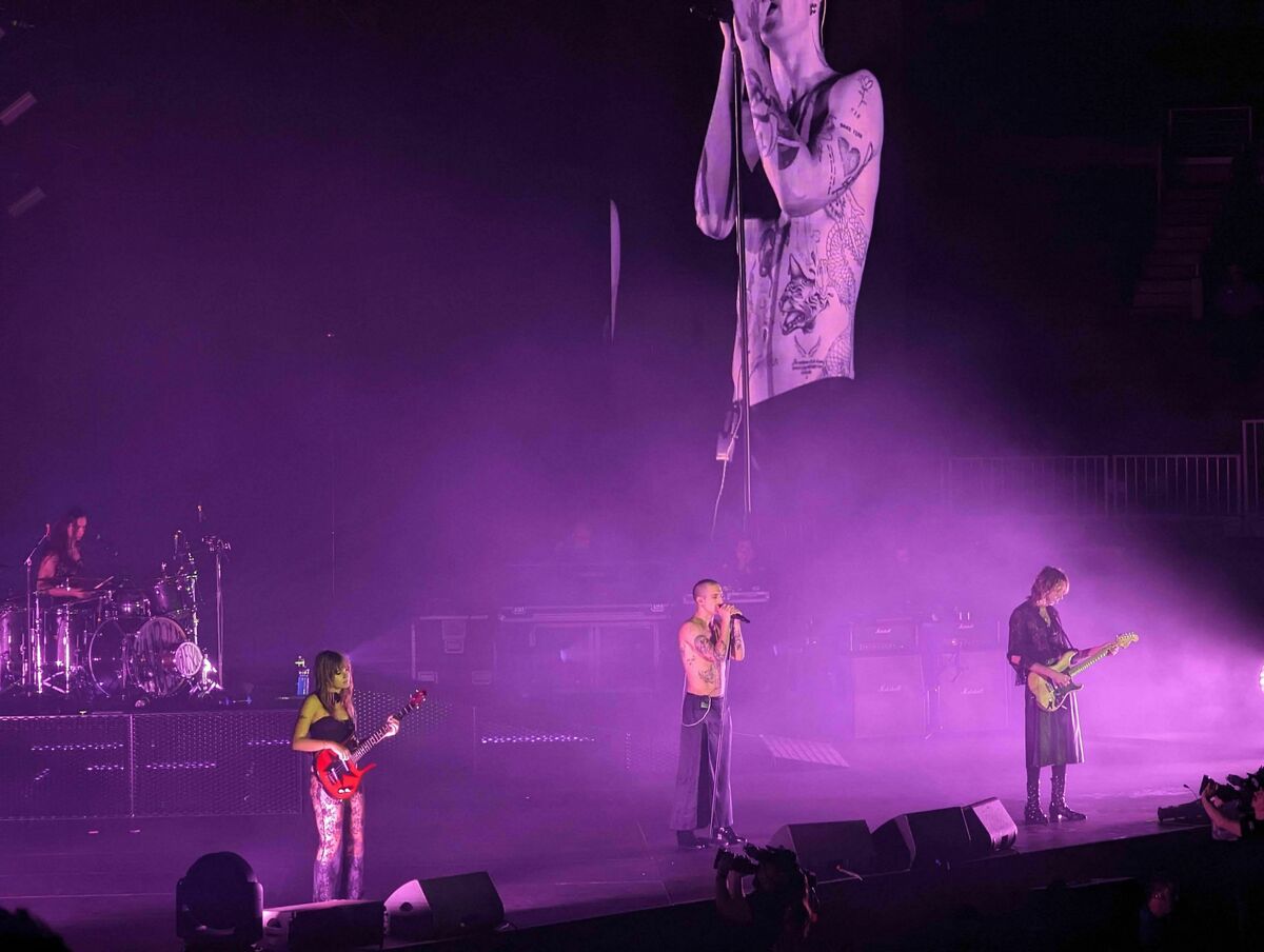 Sep 25, 2023: Måneskin at TD Garden Boston, Massachusetts, United ...