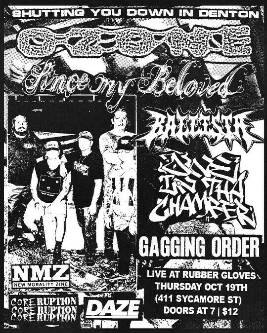 Gagging Order Concert & Tour History (Updated for 2025) | Concert Archives