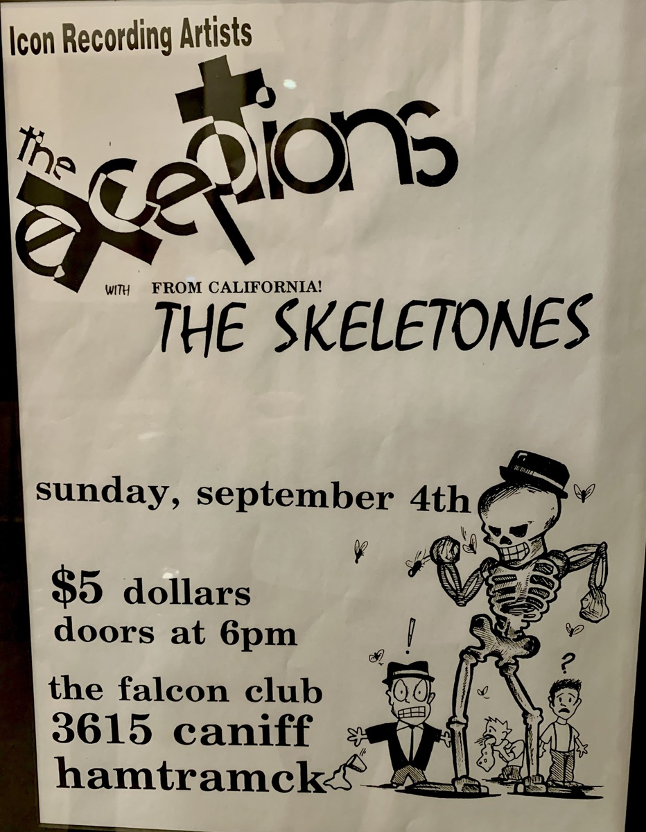 Sep 04, 1994: the exceptions / The Skeletones at The Falcon Club ...