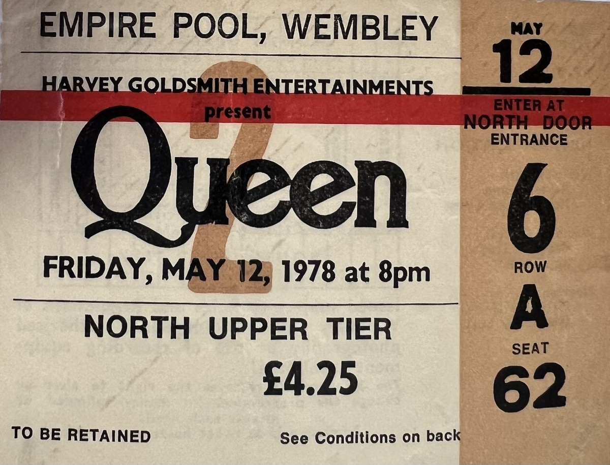 Queen's 1978 Concert & Tour History | Concert Archives