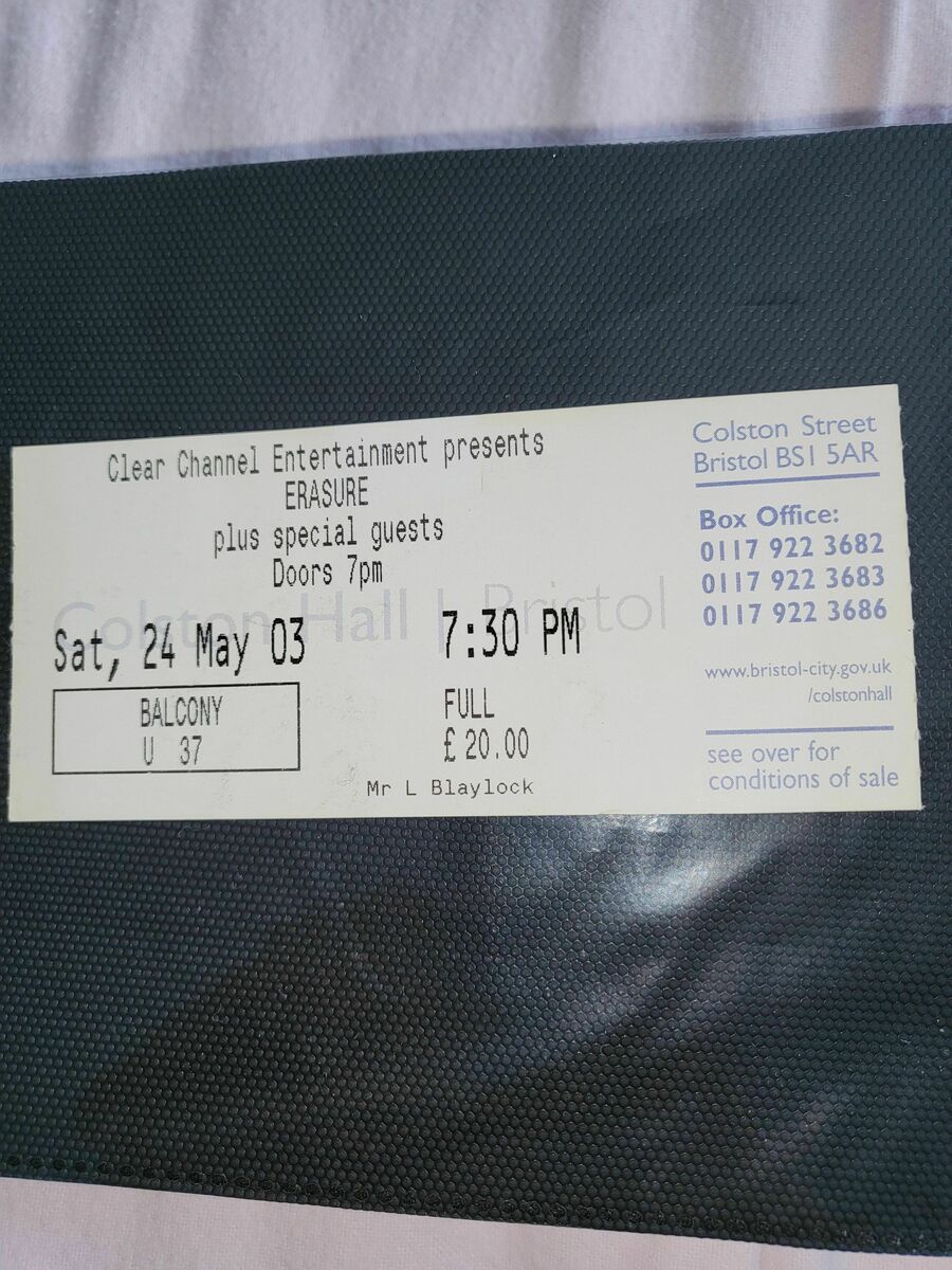 Erasure Concert & Tour History (Updated for 2024) | Concert Archives