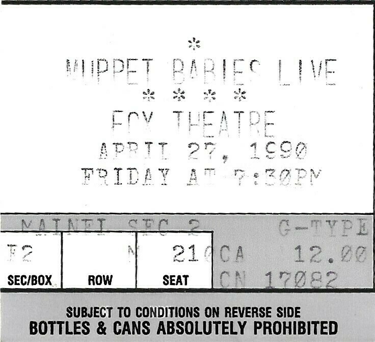 The Muppet Babies Live Concert & Tour History | Concert Archives