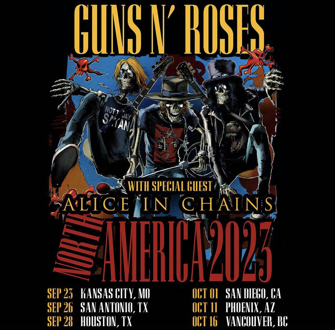 Oct 01, 2023: Guns N' Roses / Alice In Chains at Snapdragon Stadium San ...