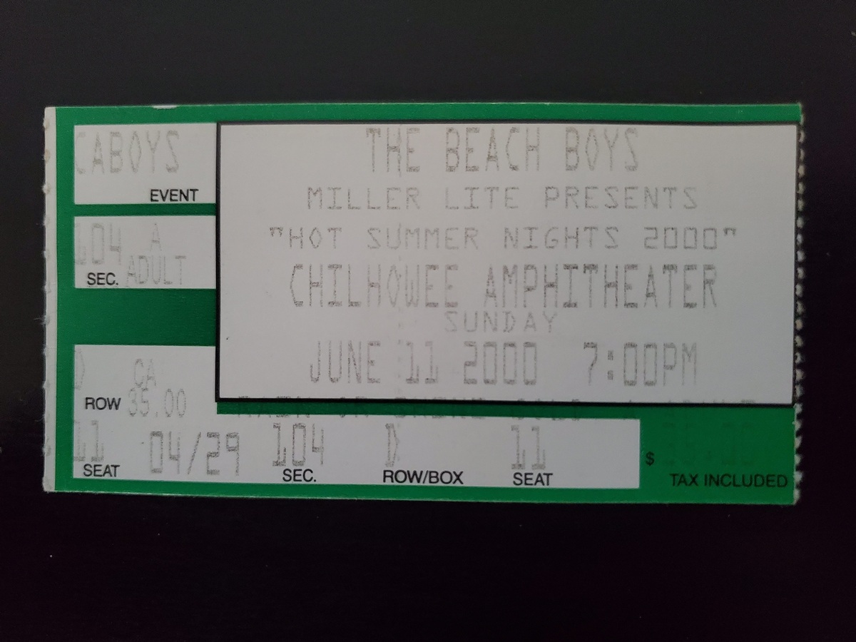 The Beach Boys's 2000 Concert & Tour History | Concert Archives