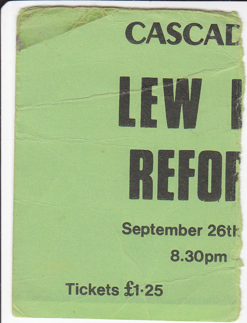 Lew Lewis Reformer Concert & Tour History | Concert Archives