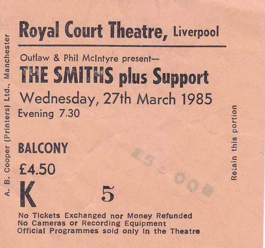 The Smiths Concert & Tour History | Concert Archives
