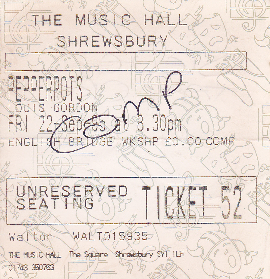 Louis Gordon Concert & Tour History | Concert Archives