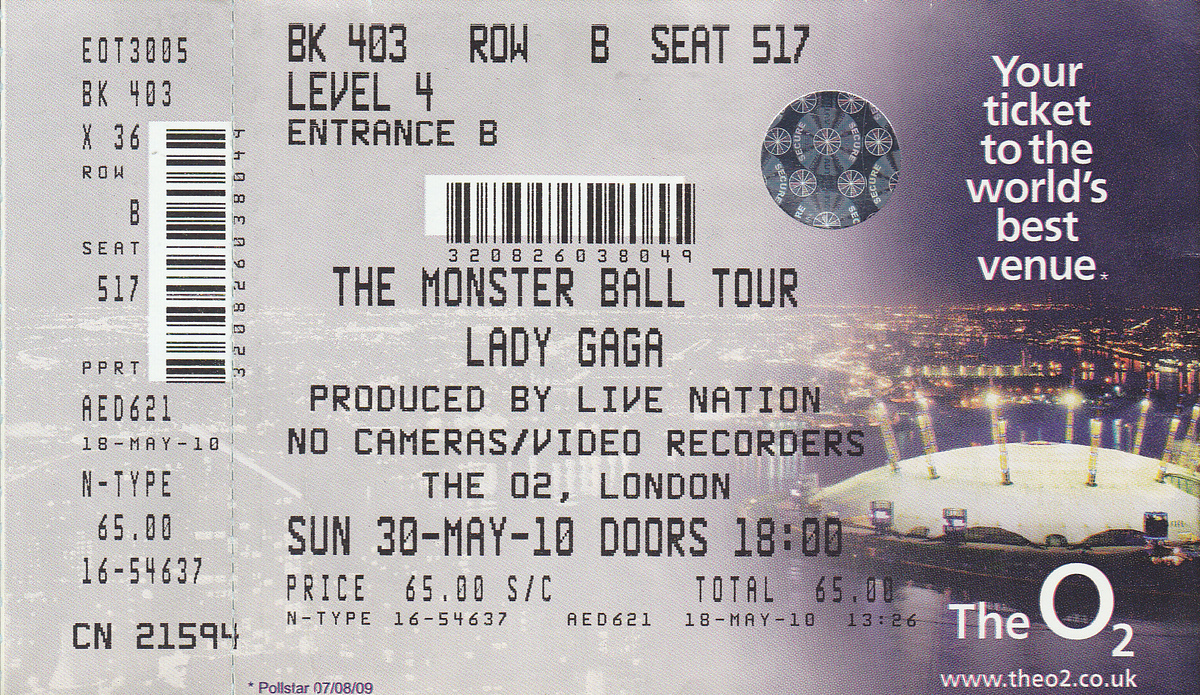 Lady Gaga's 2010 Concert & Tour History | Concert Archives