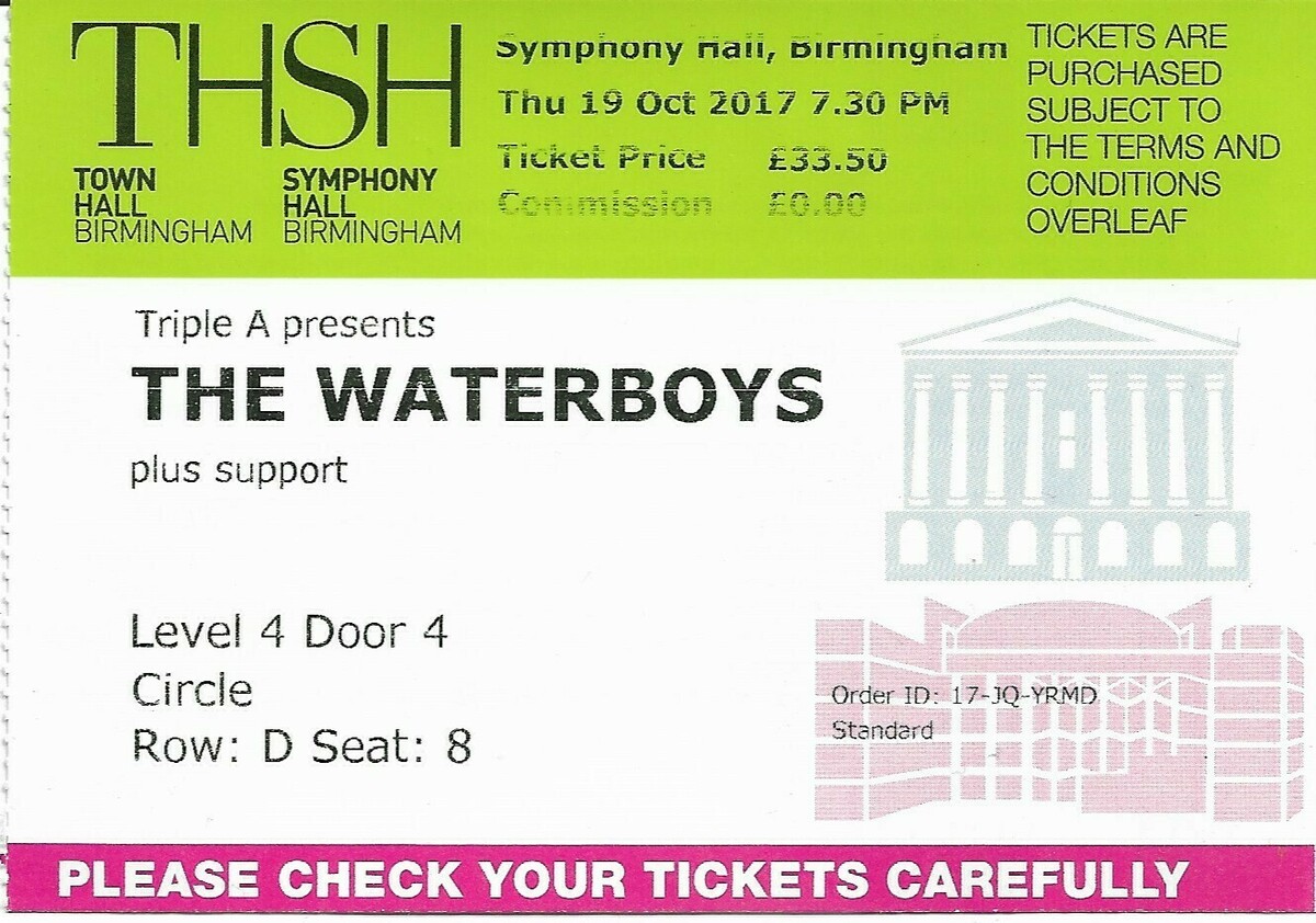 The Waterboys Concert & Tour History (Updated for 2024) | Concert Archives