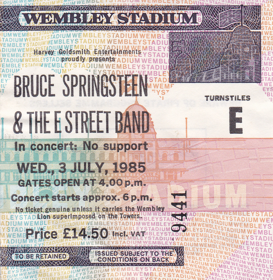 Bruce Springsteen & The E Street Band's 1985 Concert & Tour History ...