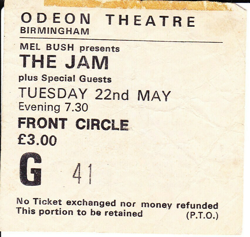 The Jam Concert & Tour History | Concert Archives