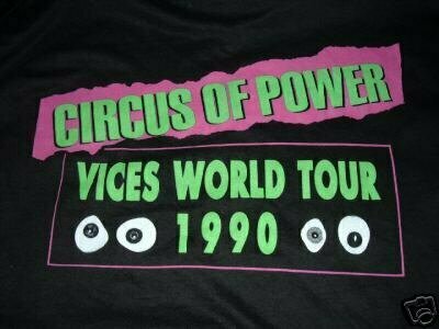circus of power Concert & Tour History | Concert Archives