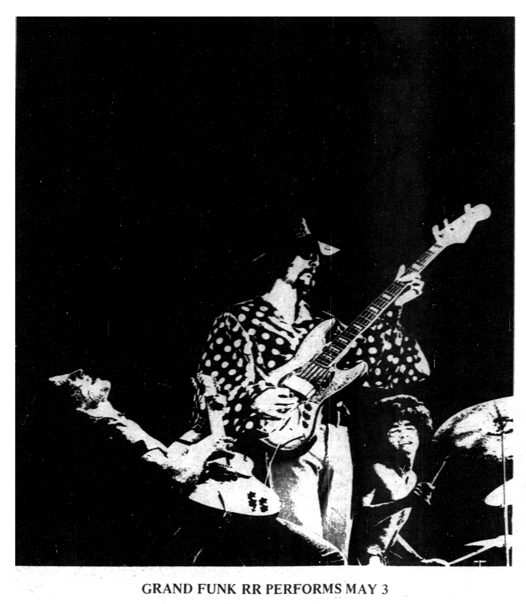 Grand Funk Railroad's 1970 Concert & Tour History | Concert Archives