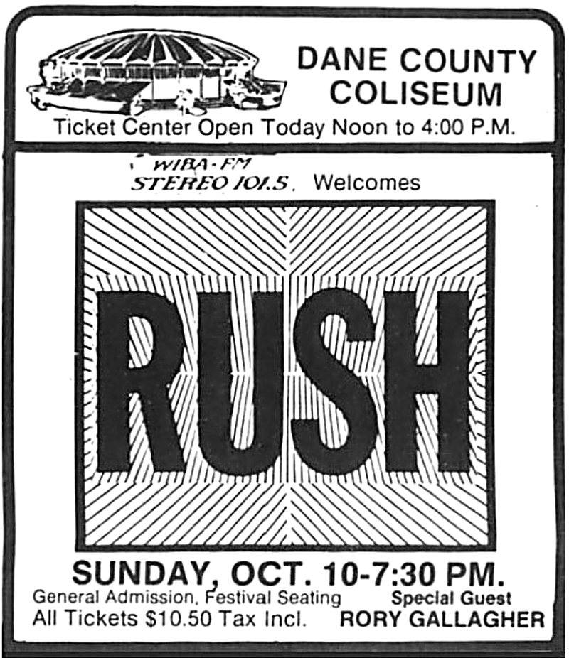 Concert History of Dane County Coliseum Madison, Wisconsin, United ...