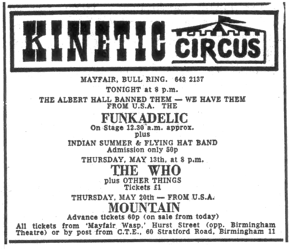 The Who's 1971 Concert & Tour History | Concert Archives