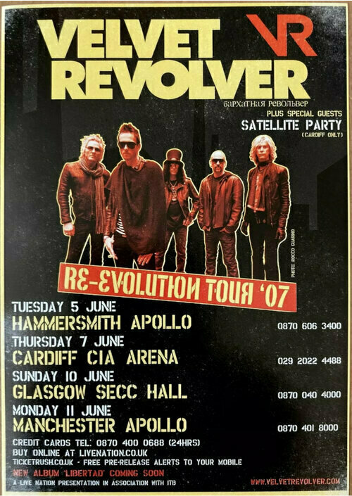 Velvet Revolver Concert & Tour History | Concert Archives