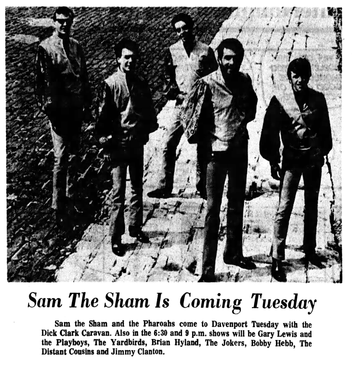 Sam The Sham & The Pharaohs Concert & Tour History | Concert Archives