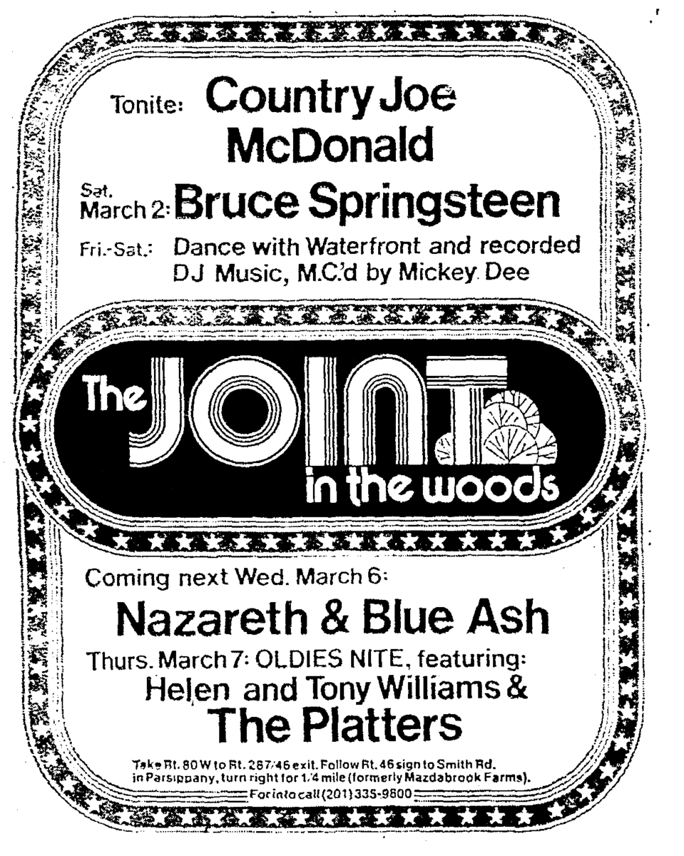 Bruce Springsteen's 1974 Concert & Tour History | Concert Archives