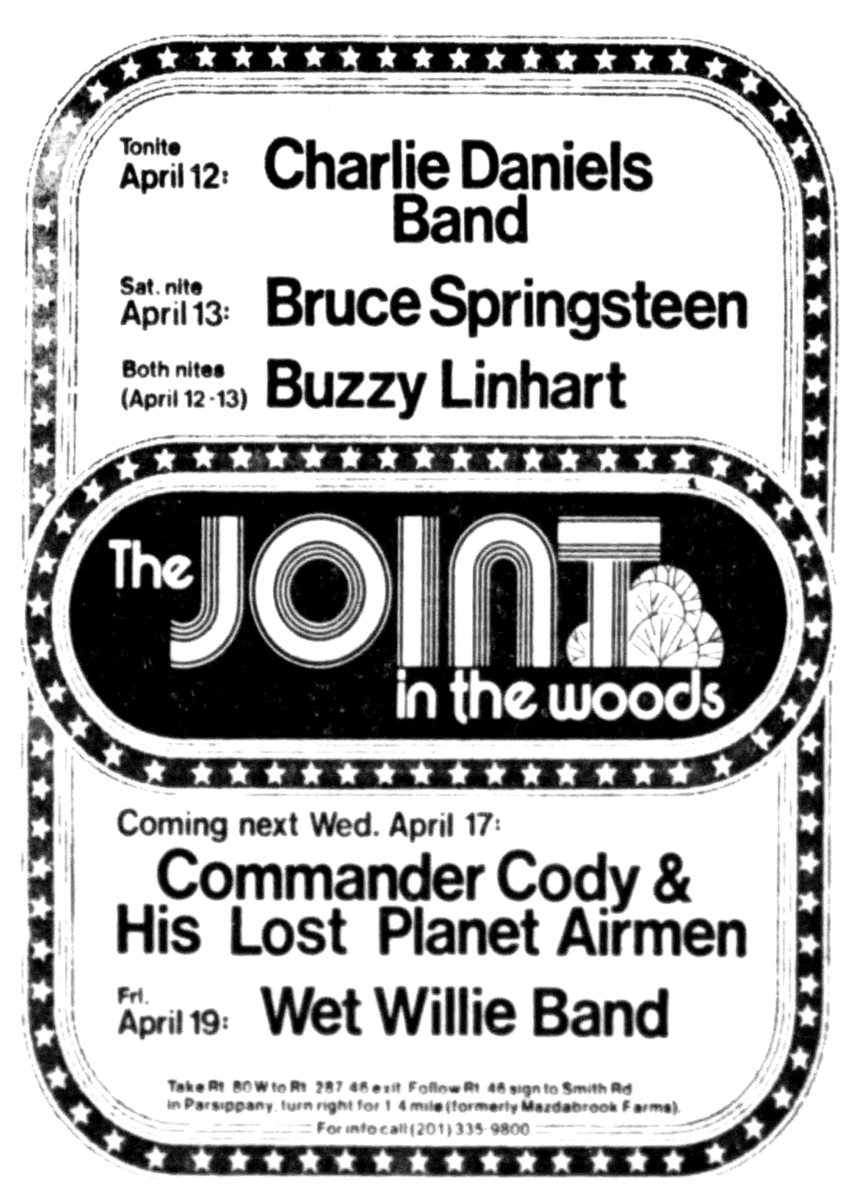 Bruce Springsteen's 1974 Concert & Tour History | Concert Archives