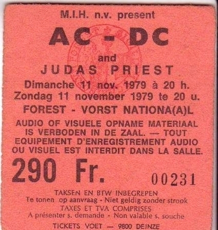 AC/DC's 1979 Concert & Tour History | Concert Archives