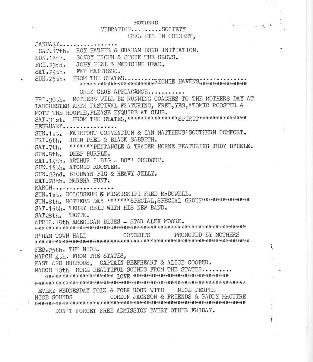 Captain Beefheart Concert & Tour History | Concert Archives