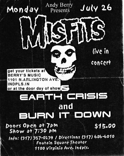 Misfits Concert & Tour History (Updated for 2023) | Concert Archives