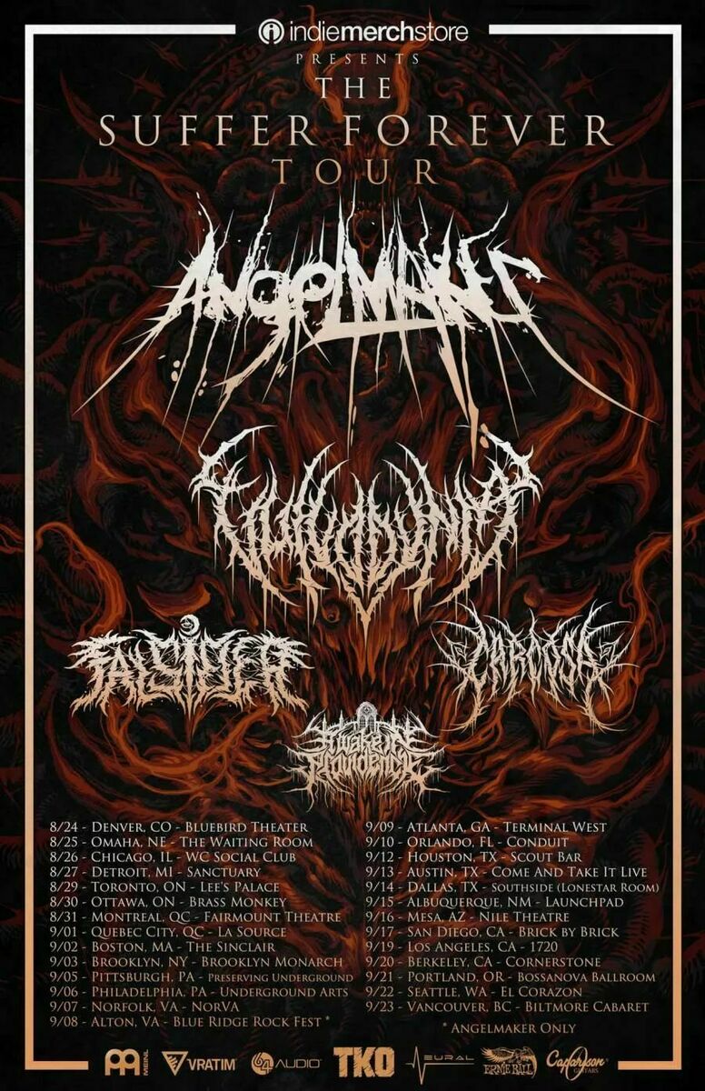 Sep 05, 2023: AngelMaker / Vulvodynia / Falsifier / Carcosa / A wake in ...