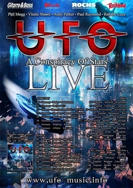 UFO Concert & Tour History | Concert Archives