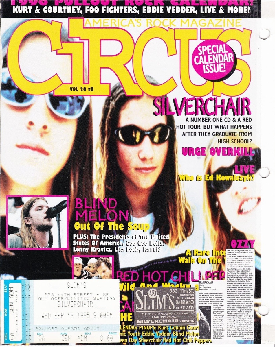 Silverchair Concert & Tour History | Concert Archives