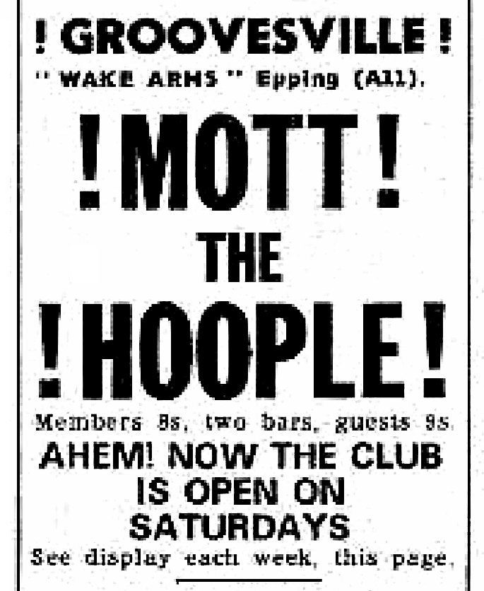 Mott the Hoople Concert & Tour History | Concert Archives