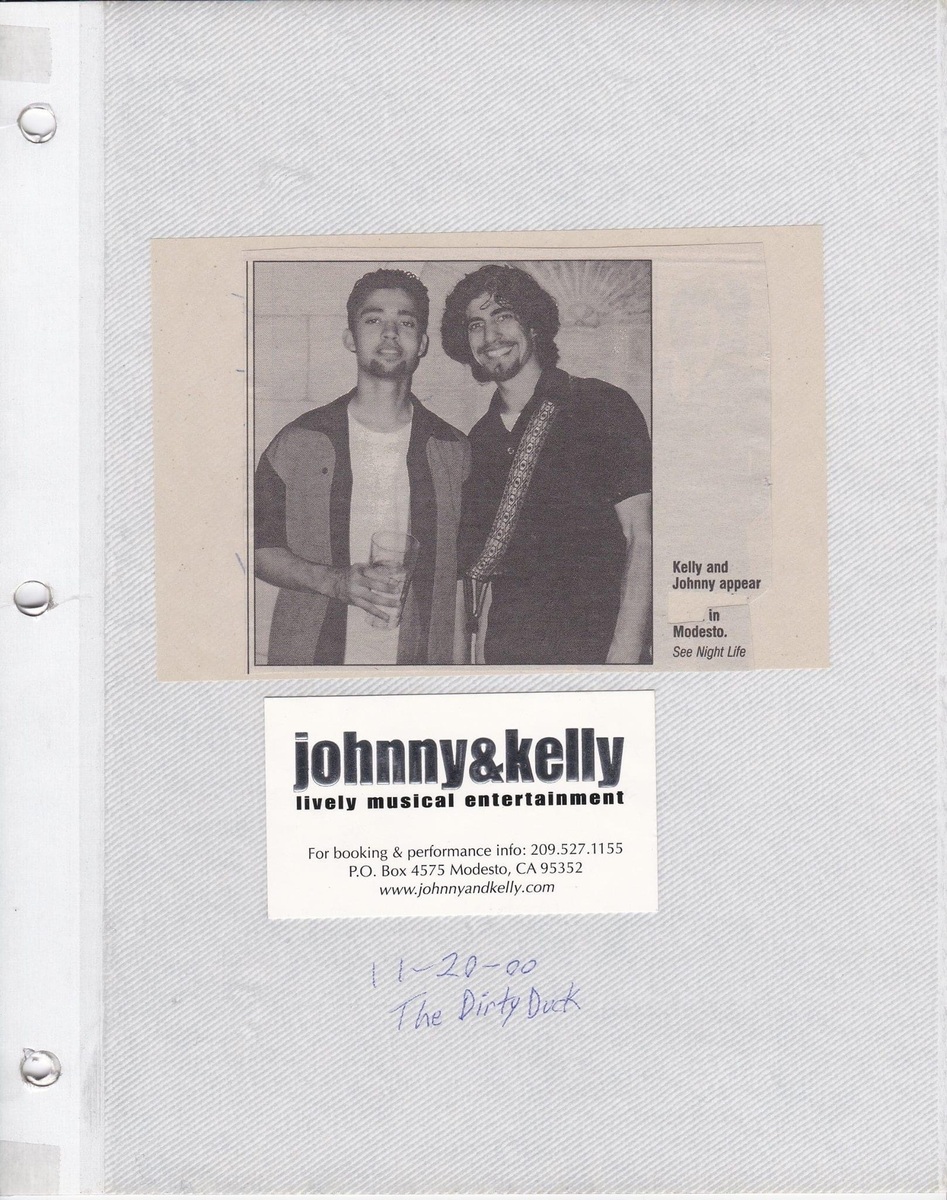Nov 20, 2000: Johnny & Kelly at The Dirty Duck Modesto, California ...