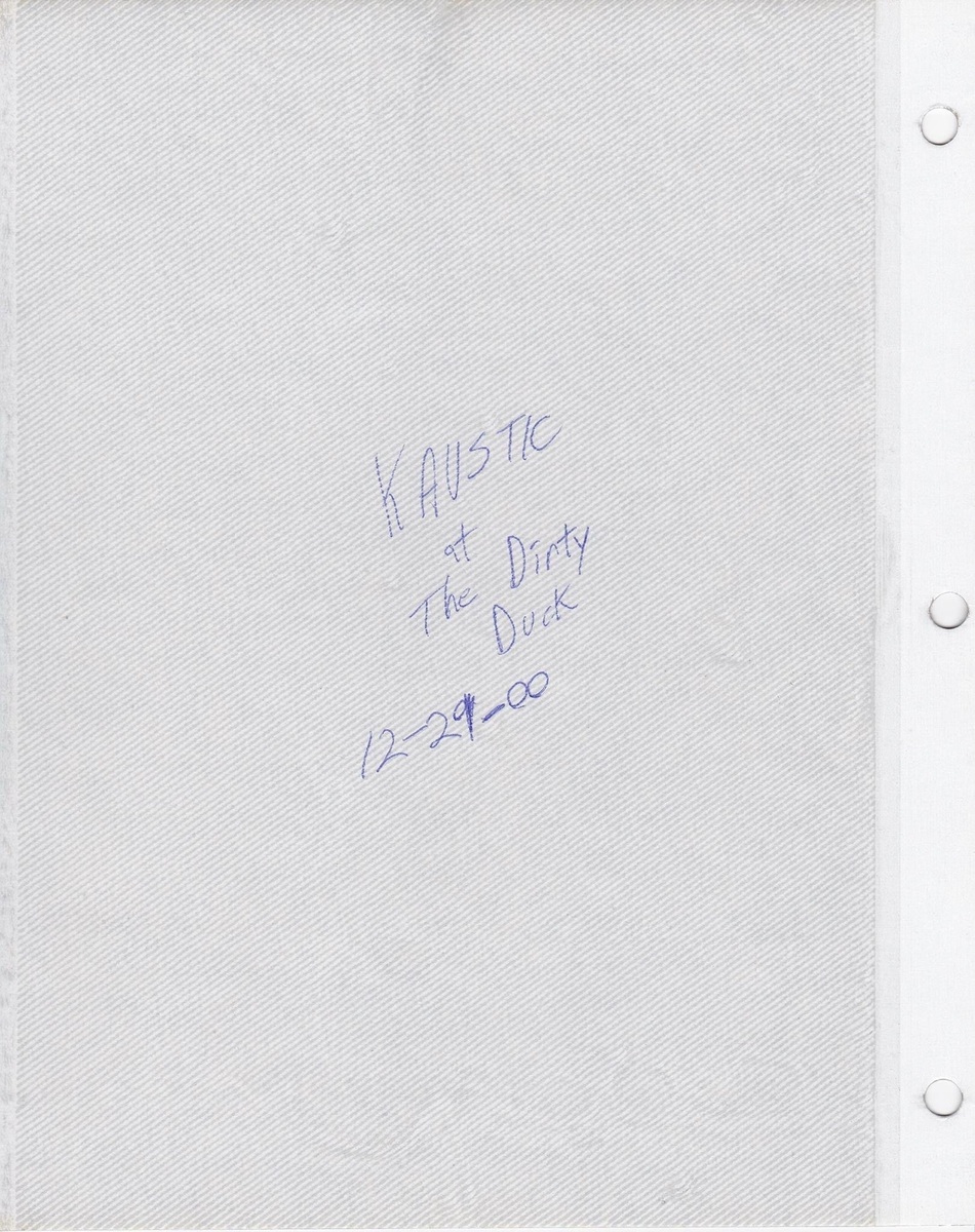 Dec 29, 2000: Kaustic at The Dirty Duck Modesto, California, United ...