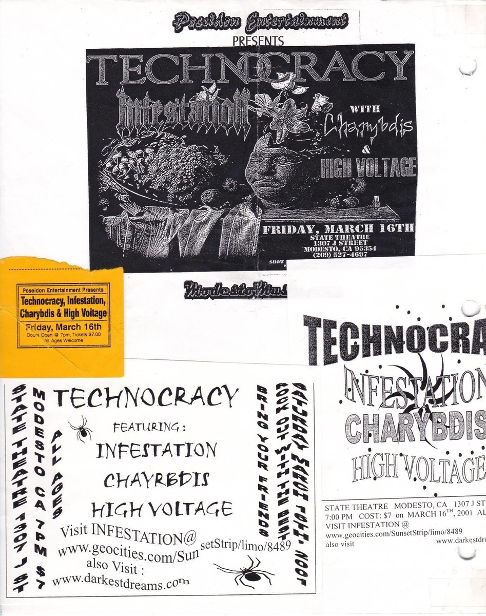 Technocracy Concert & Tour History | Concert Archives